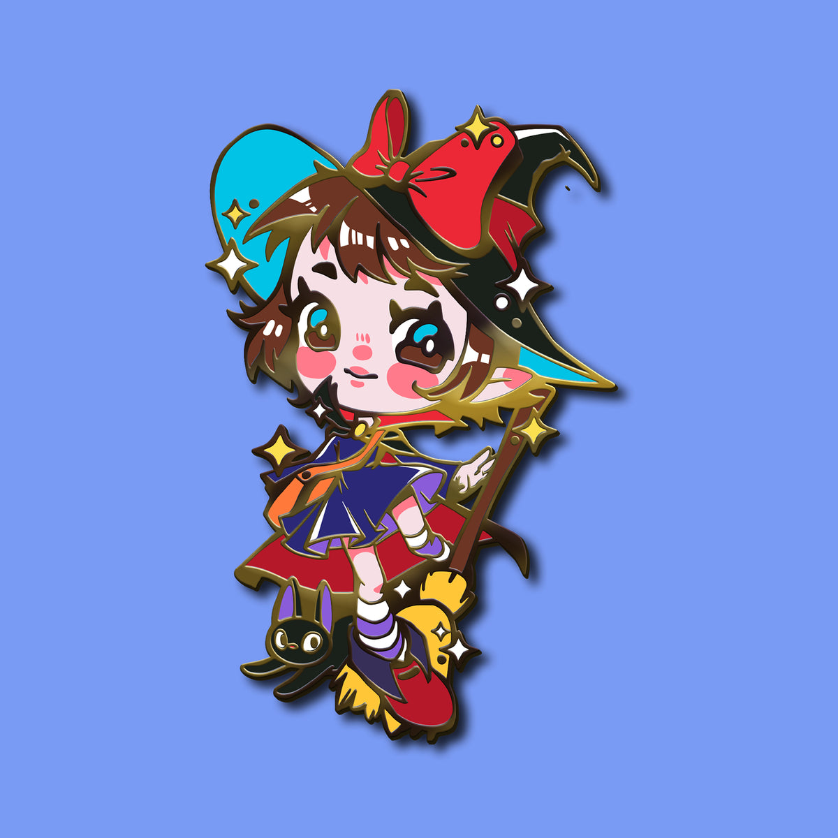 Pin: Kiki Wizard (Ghibli DND) – Lyra Art
